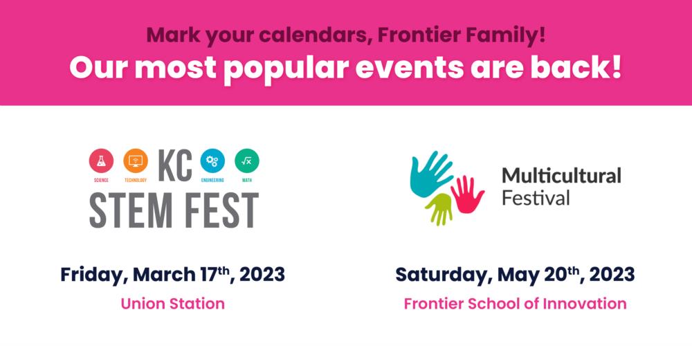 Save the Date! - Frontier Schools